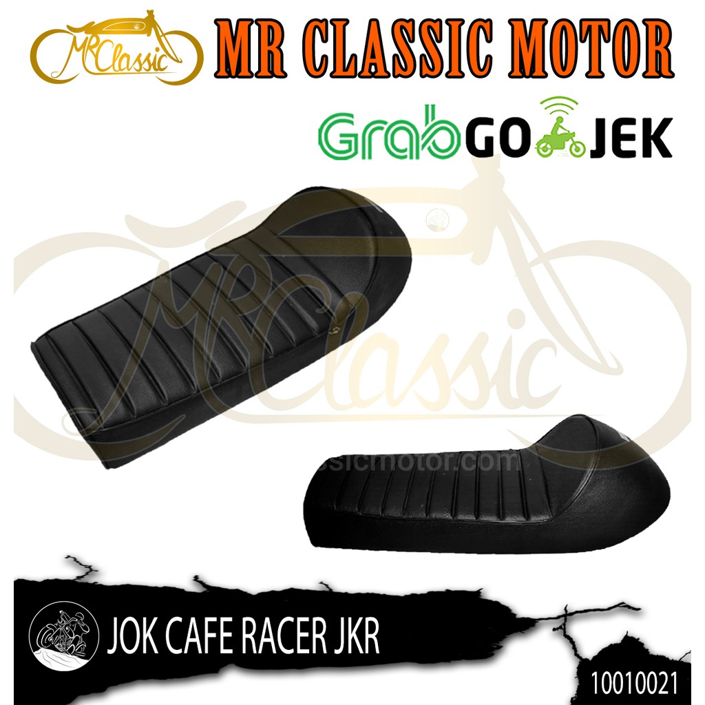 Jual Jok Motor Custom Cafe Racer Hitam Variasi | Shopee Indonesia
