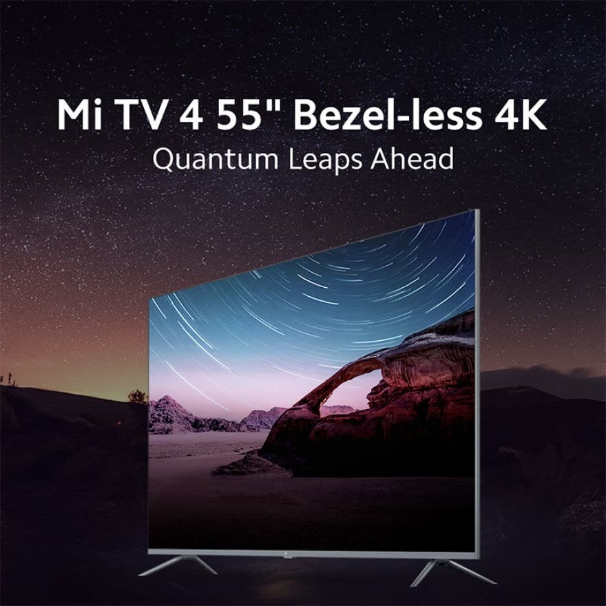 Jual Xiaomi Mi TV 4 55 Inch Bezel-less 4K Smart TV with QLED Display ...