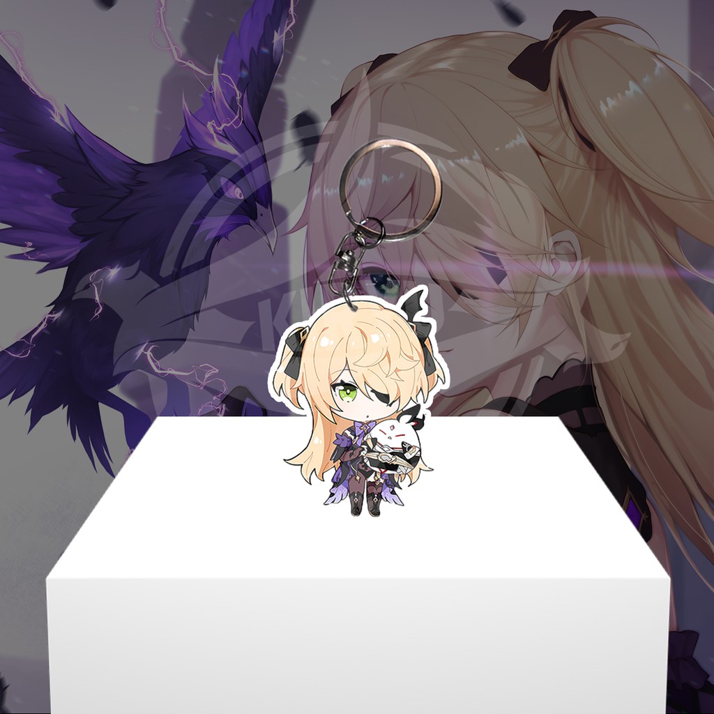Jual Gantungan Kunci Anime Game Genshin Impact Fischl - Ganci Akrilik ...