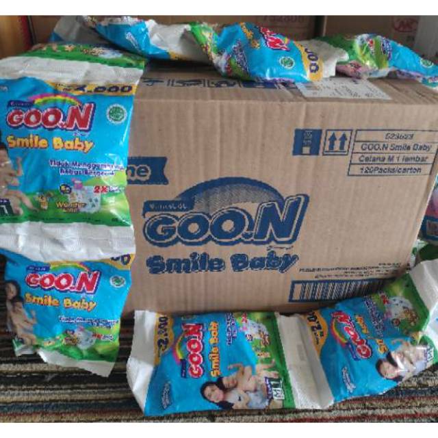 Jual GOON SMILE BABY POPOK PANTS M PAMPERS JUAL ECER RENCENG SATUAN PROMO MIE MURAH | Shopee ...