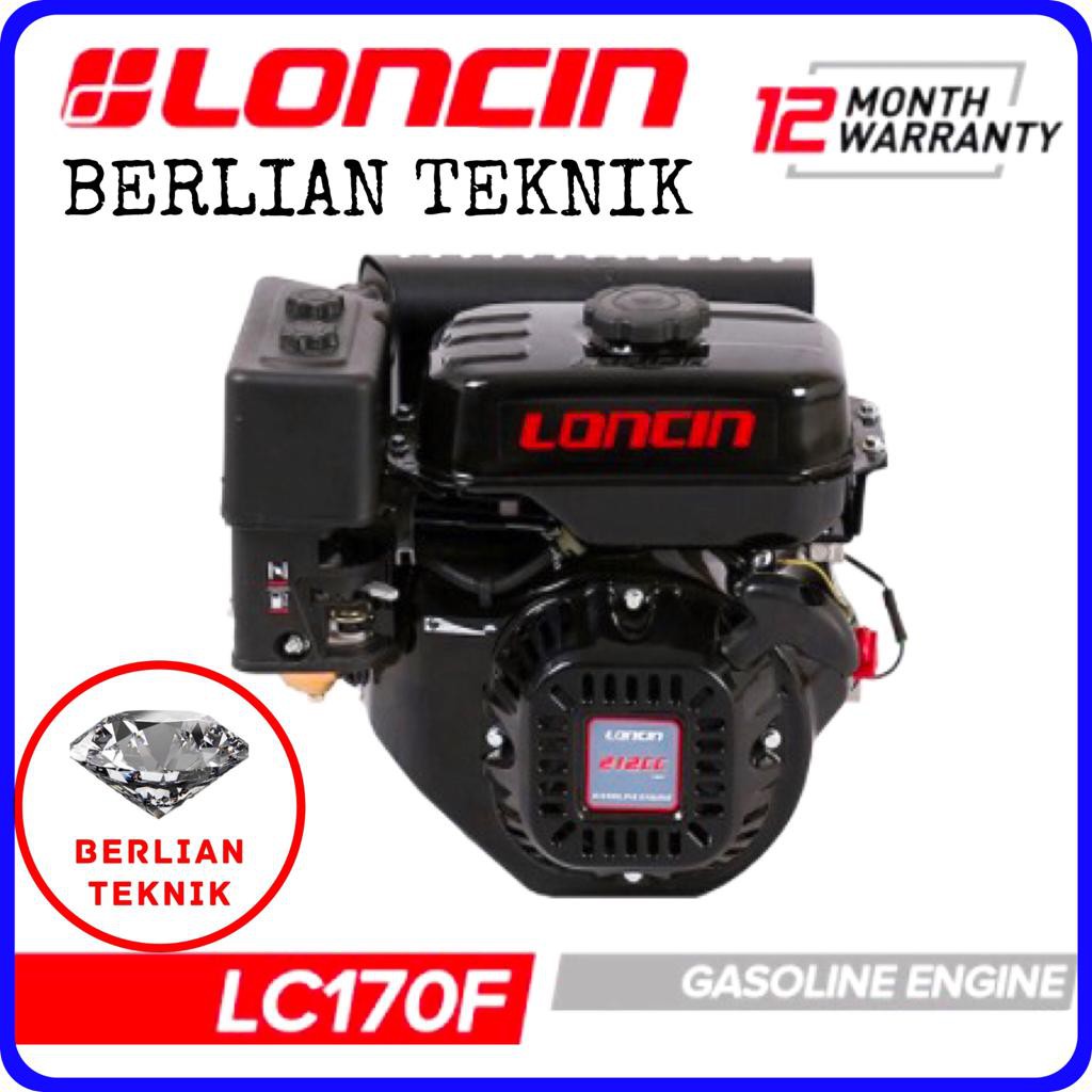 Jual Mesin Penggerak Bensin Engine Gasoline Loncin LC 170 F / 7 HP ...