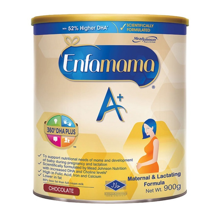 Jual Enfamama A+ 360 Dha Chocolate 900G Maternal & Lactating Formula ...