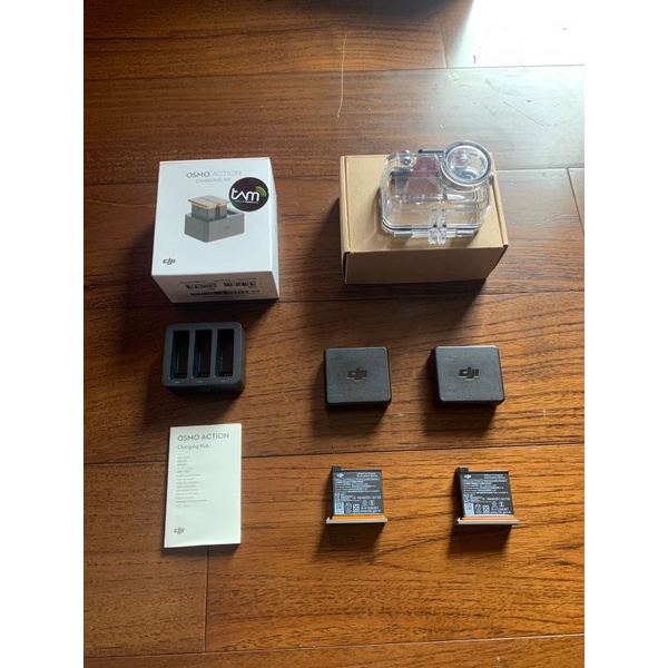 Jual Battery kit original dji osmo action camera dan waterproof kingma ...