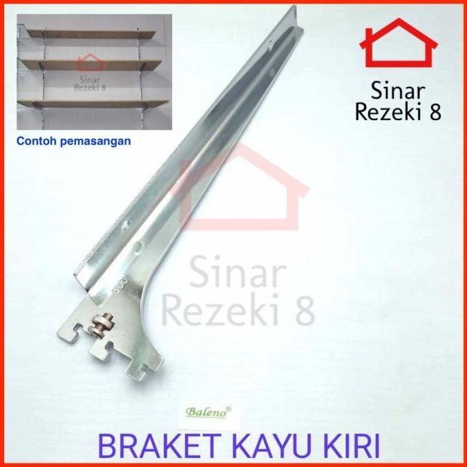 Jual Bracket Kayu 35 Cm / Triplek Daun Braket Penyangga Rak Display ...