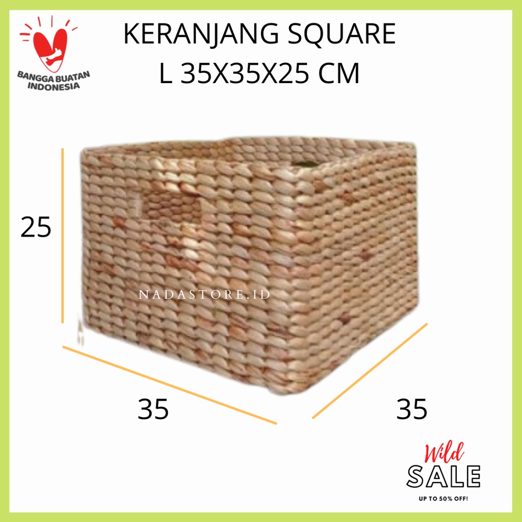 Jual box lubang/storage/keranjang anyaman / box / box serbaguna / box ...