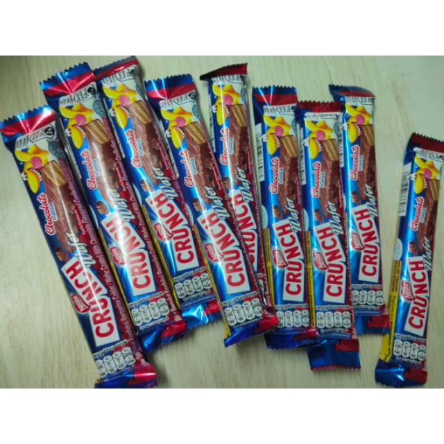 Jual Nestle Crunch Wafer Chocolate flavour 11.1g | Shopee Indonesia