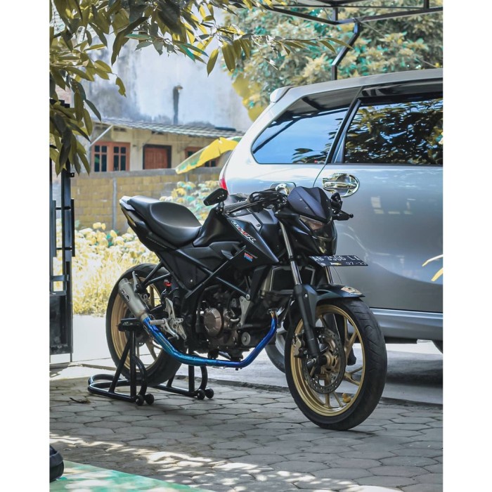 Jual pipa leher header Blue Cbr cb 150r facelift | Shopee Indonesia