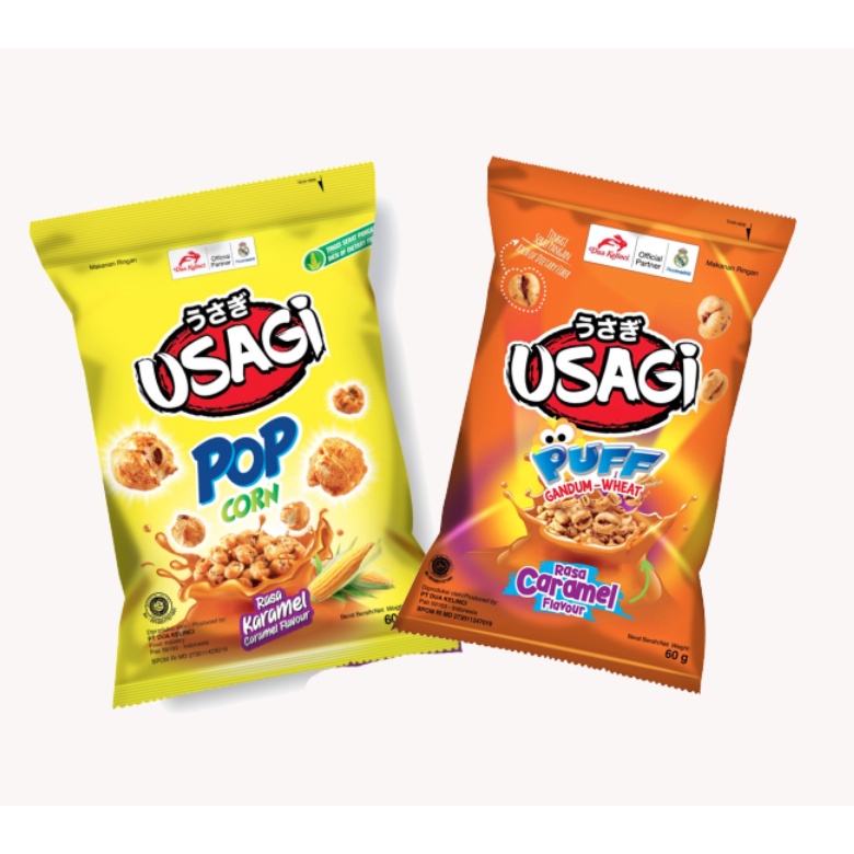 Jual Snack Usagi Dua Kelinci Popcorn 60 gr - Usagi Puff & Usagi Popcorn ...