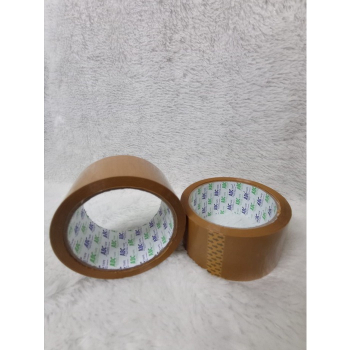 Jual Lakban Coklat Merk ABC 48mm x 60 Yard Murah | Shopee Indonesia