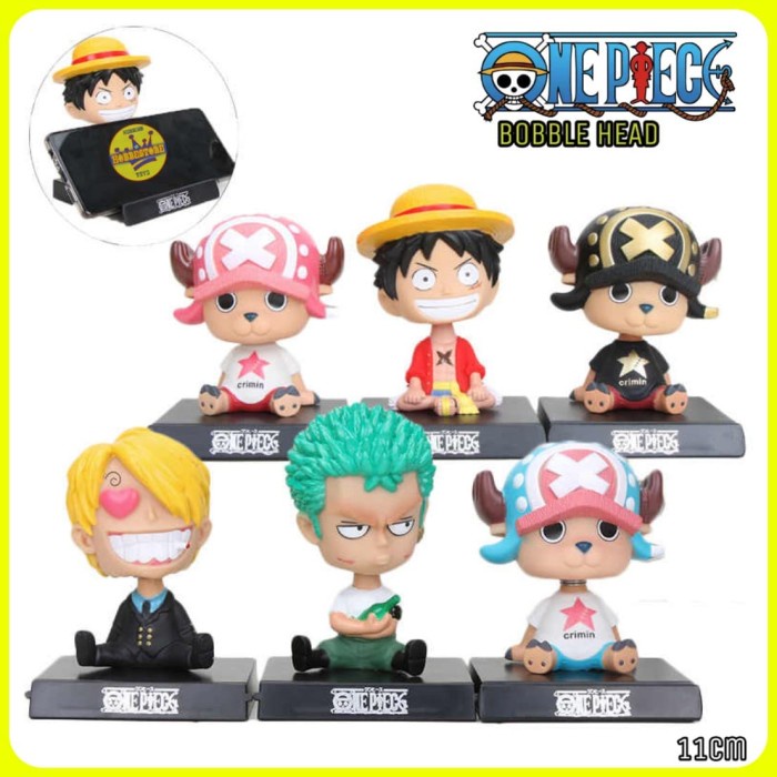 Jual BOBBLEHEAD ONE PIECE Action Figure Miniatur Pajangan Per Luffy ...