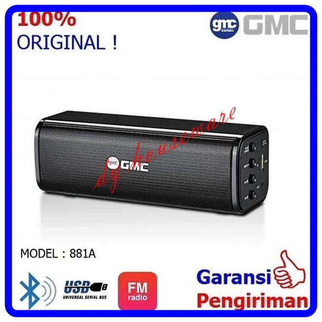 Jual Speaker Bluetooth Portable GMC 881 A Spiker GMC 881A | Shopee Indonesia