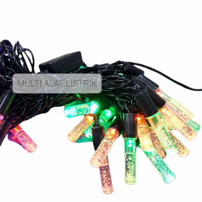 Jual Lampu tumbrl led hias natal agustusan rainbow kelap kelip silinder ...