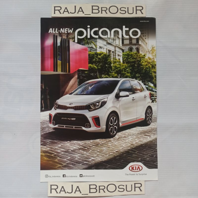 Jual Poster brosur Kia all new Picanto GT line | Shopee Indonesia