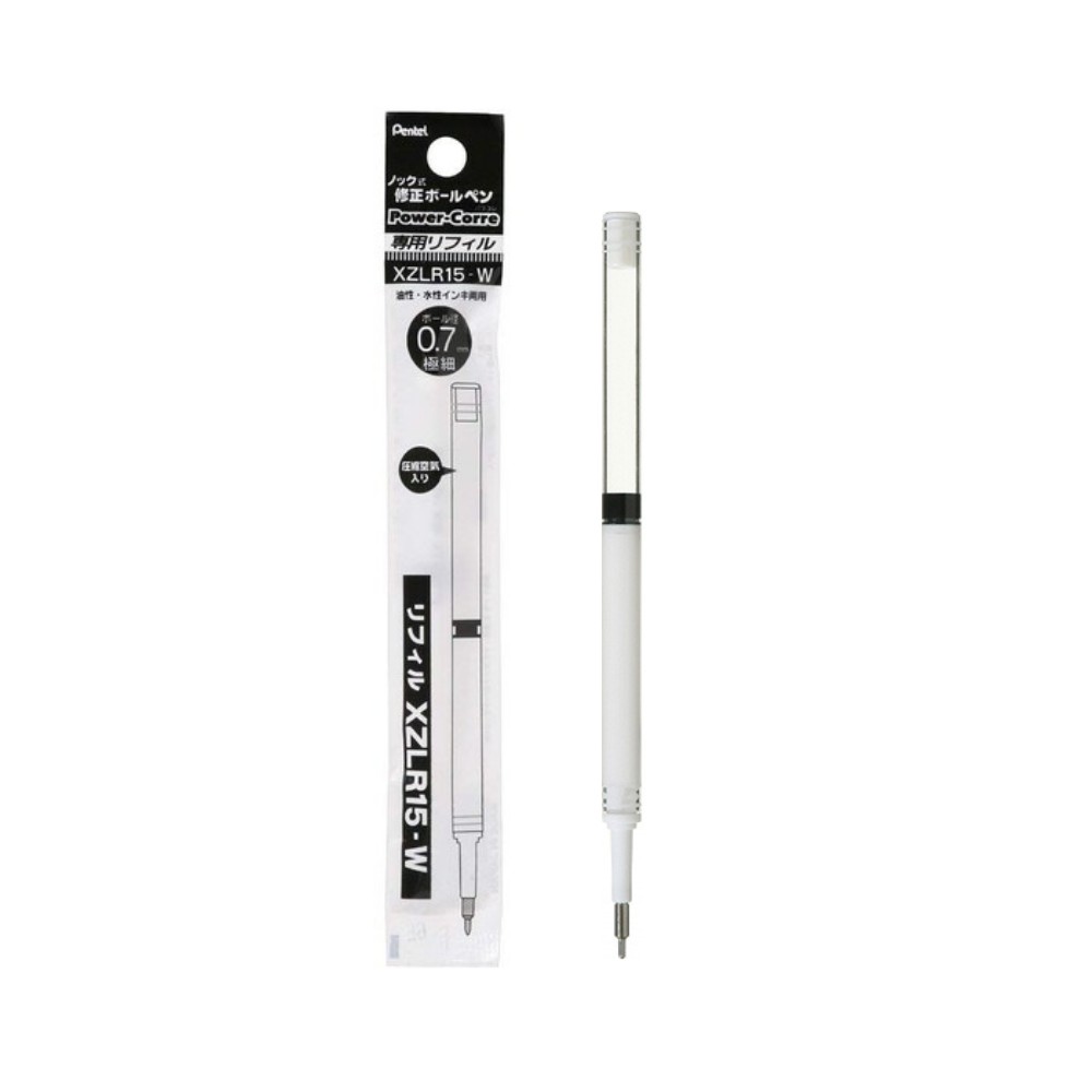 Jual Pentel Power Corre Refill Fine Liquid Correction Pen 0.7mm XZLR15 ...