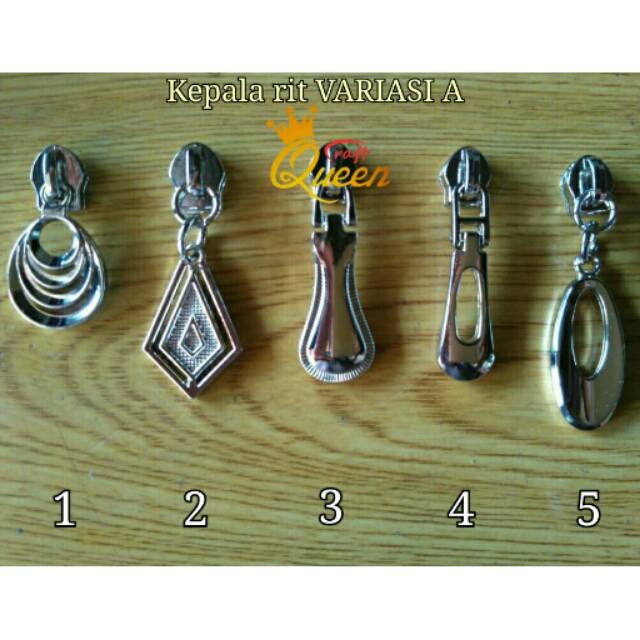 Jual (12pcs) Kepala resleting VARIASI A uk.5 | Shopee Indonesia