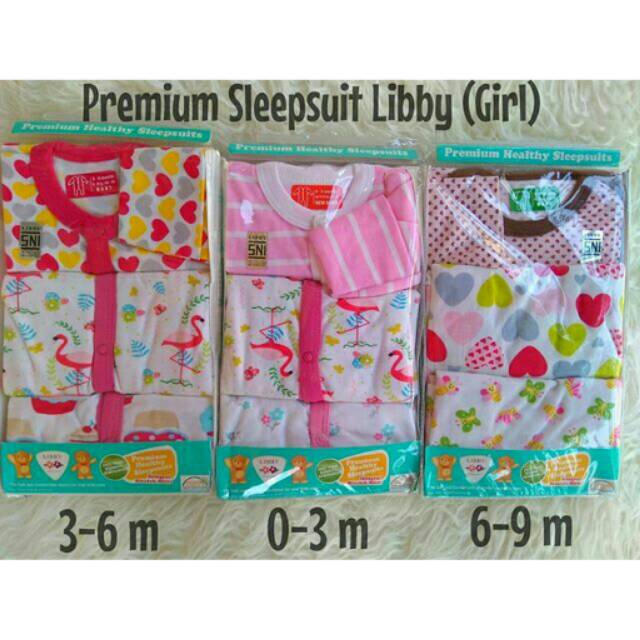 Jual Sleepsuit Libby Premium (Girl) | Shopee Indonesia