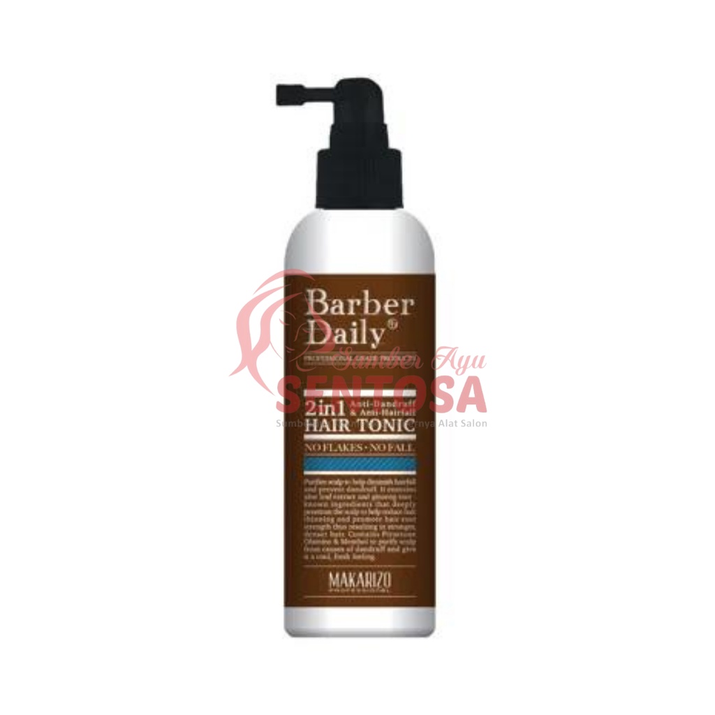 Jual MAKARIZO BARBER DAILY 2IN1 HAIR TONIC ANTI-DANDRUFF & ANTI ...