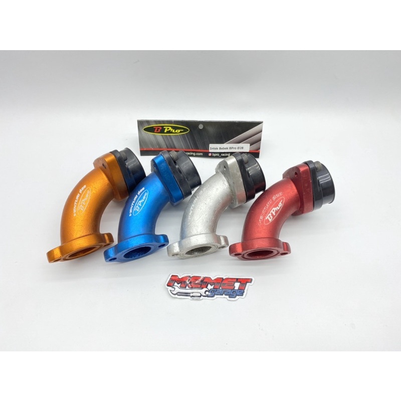 Jual intake manifold bebek panjang miring 28 mm bpro racing cocok untuk ...
