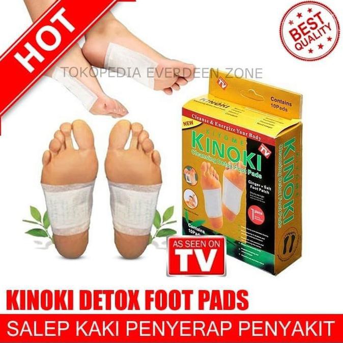Jual KINOKI GOLD 1 Box isi10 sachet Jahe Ginger Salt Koyo Kaki Detox ...