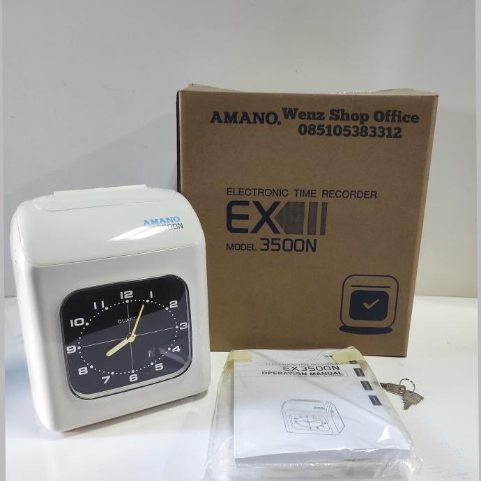 Jual Mesin Absensi AMANO EX3500N Mesin Check clock | Shopee Indonesia