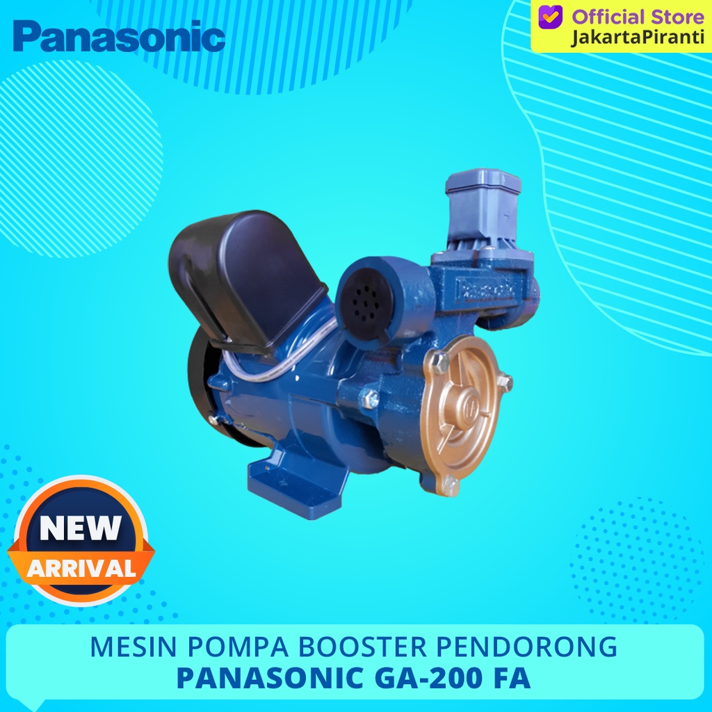 Jual Mesin Pompa Air Pendorong Booster Pump Panasonic GA 200 FA ...