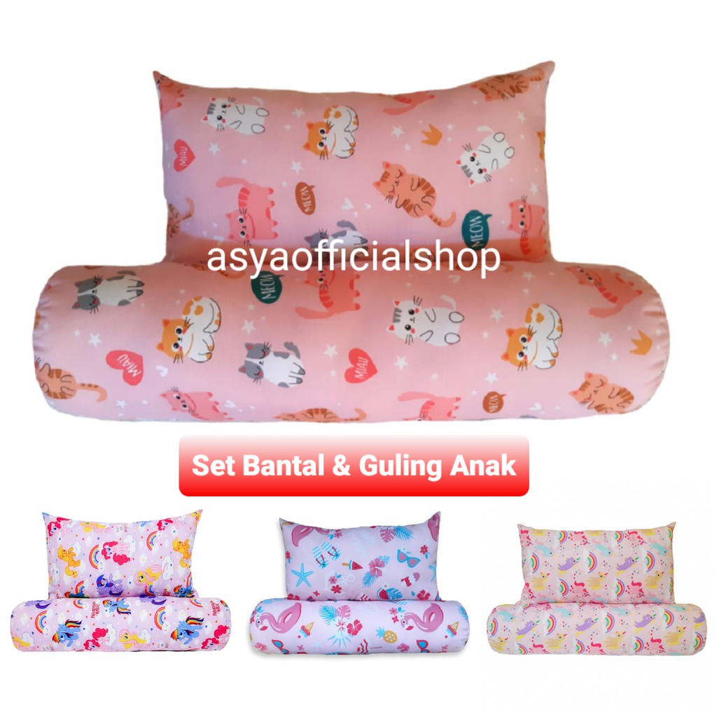 Jual 1 Set Bantal Guling Karakter Motif Anak Perempuan Untuk Balita - 8 ...