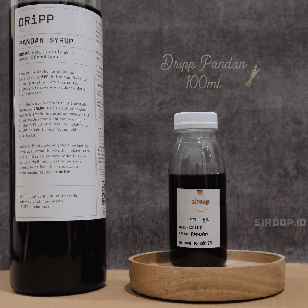 Jual DRiPP Flavour Syrup Repack (30ml, 75ml, 100ml) | Shopee Indonesia