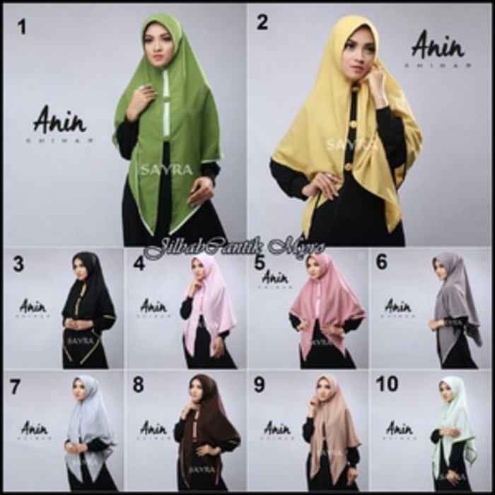 Jual Anin Khimar / Khimar Anin Sayra | Shopee Indonesia