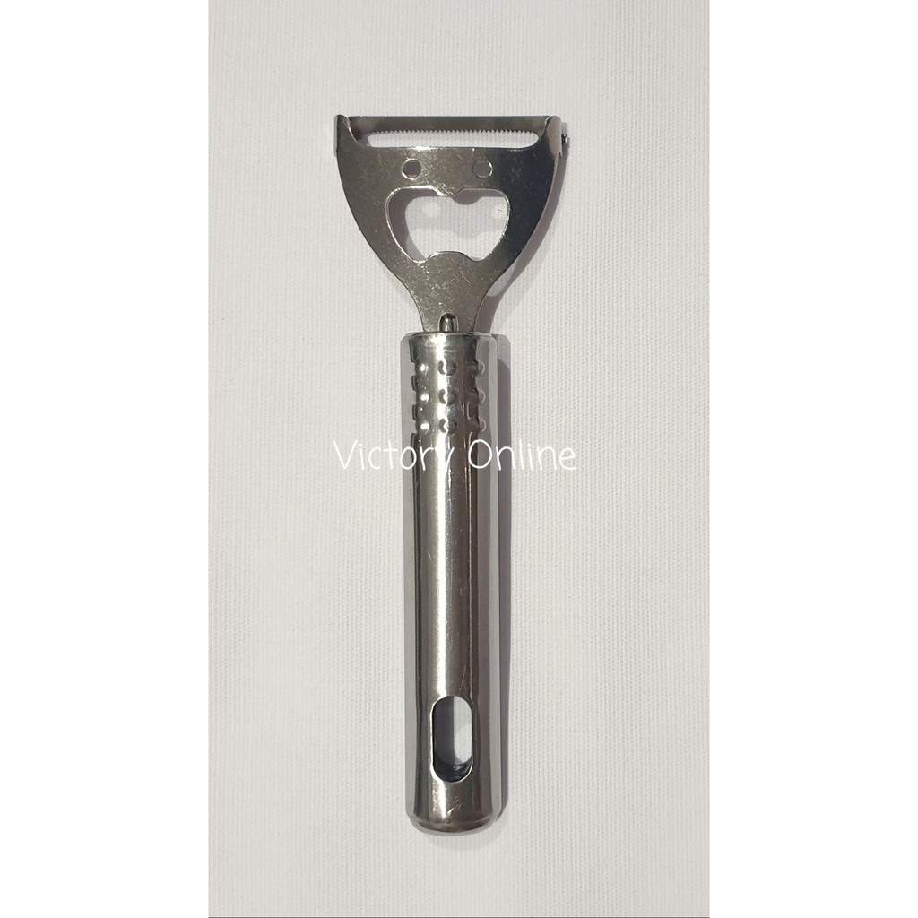Jual Peeler Multifungsi 2 in 1 Stainless Steel, Pembuka Botol, Can ...