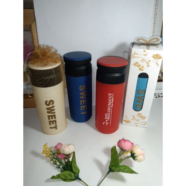 Jual BOTOL SWEET CETAK CUSTOM / BOTOL MINUM KACA MERK SWEET | Shopee ...