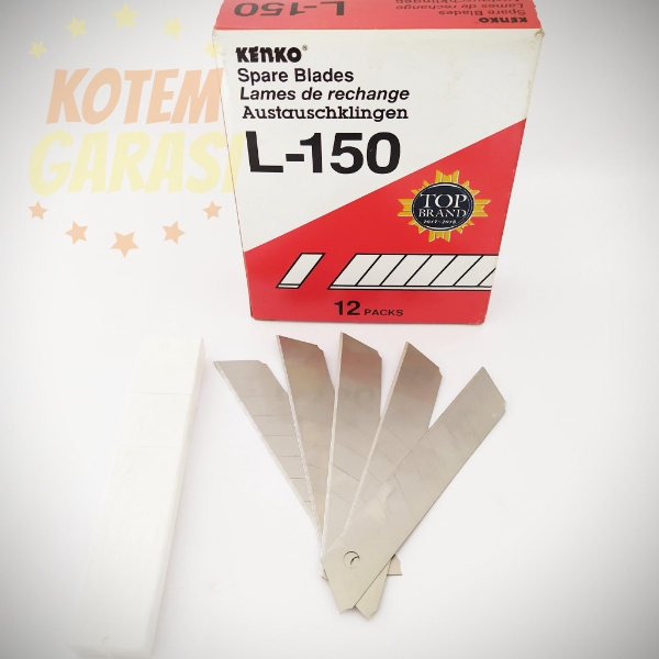 Jual KOTEM GARASI ISI CUTTER BESAR L-150 KENKO REFILL MATA PISAU CUTTER ...