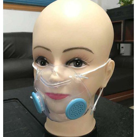 Jual Masker Transparan Masker Bening N95 PM 2.5 with Valve Respirator ...