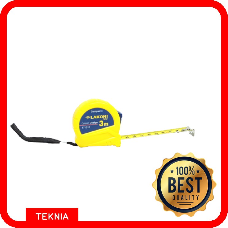 Jual Meteran 3 Meter LAKONI PRO - Roll Meteran Mini | Shopee Indonesia