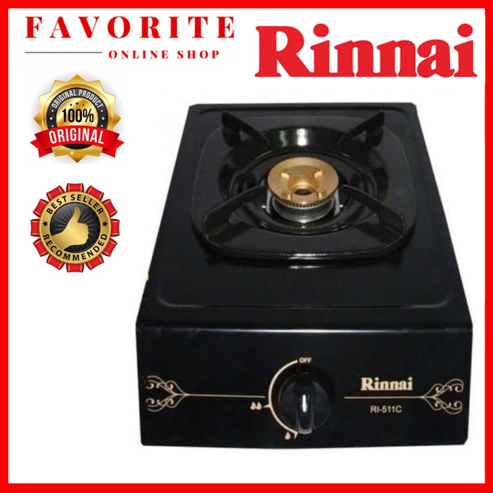 Jual KOMPOR GAS RINNAI RI 511C ORIGINAL KOMPOR GAS 2 TUNGKU RI-511C ...