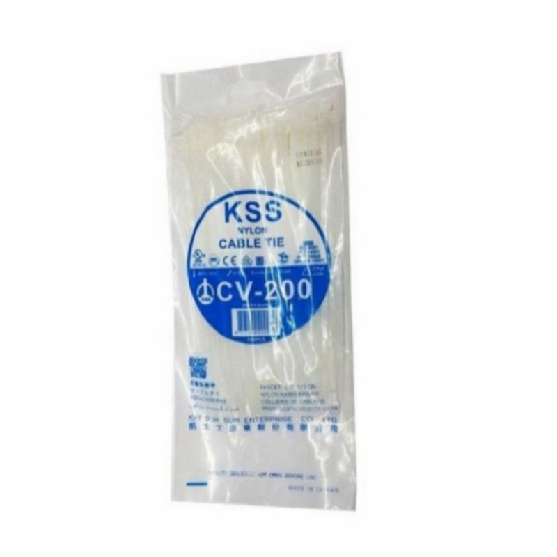 Jual kabel ties kss cv 200/cable tie kss cv 20cm | Shopee Indonesia
