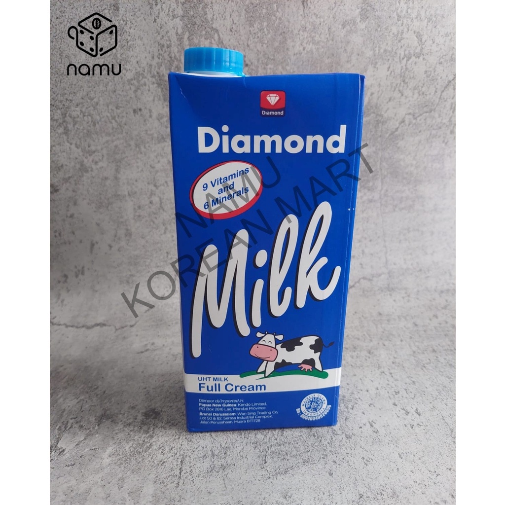 Jual Susu UHT Diamond Full Cream 1 Liter / Milk | Shopee Indonesia