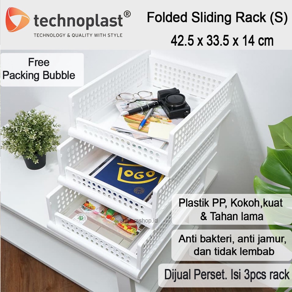 Jual Rak Susun Plastik Sliding Serbaguna - Rak Laci Lipat bisa ditarik ...