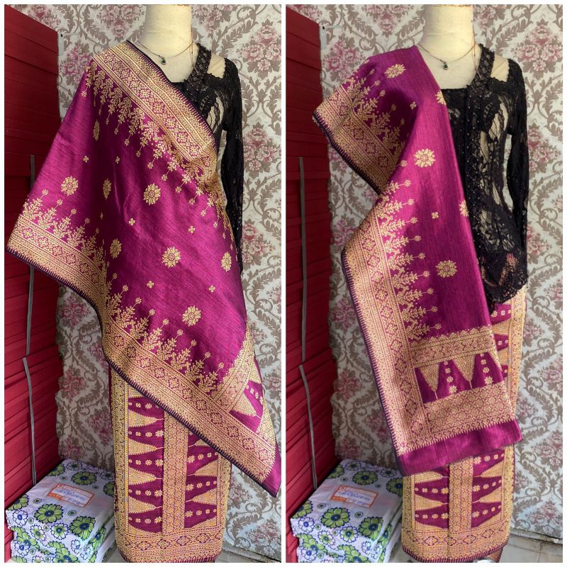 Jual SONGKET TENUN TANGAN ASLI PALEMBANG CANTIK MANIS | Shopee Indonesia