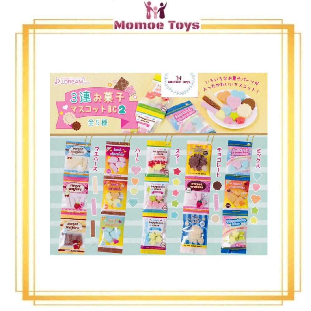 Jual Gacha-Gacha Miniature Triple Sweets Mascot Vol.2 Set of 5 Original ...