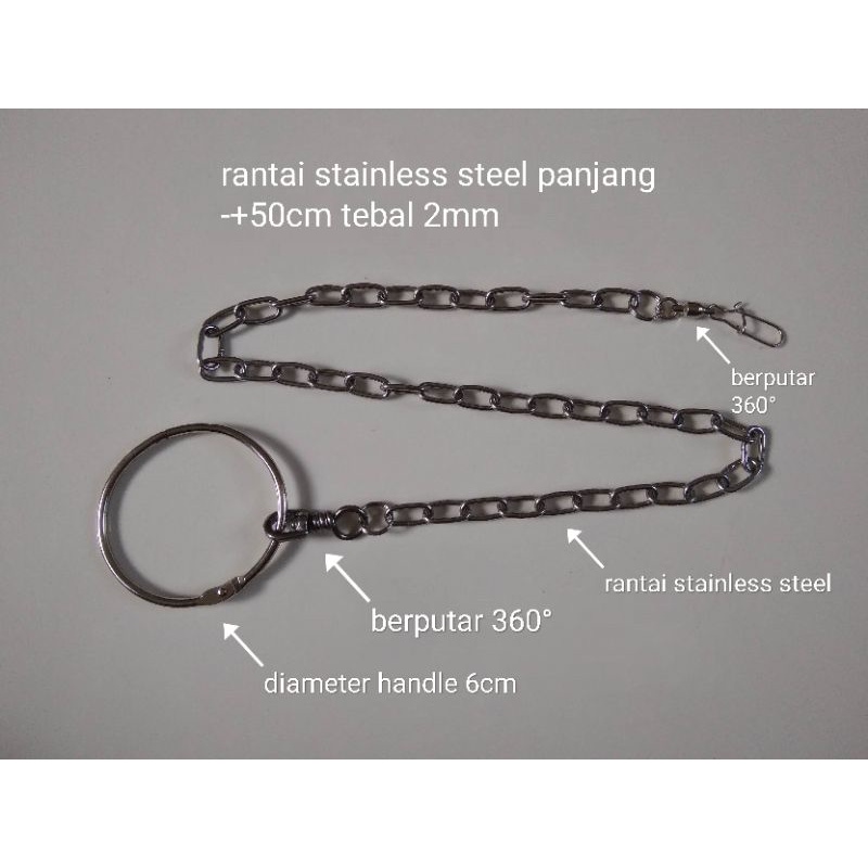 Jual fulset rantai 2mm las stainless steel kakak tua Triton medium ...