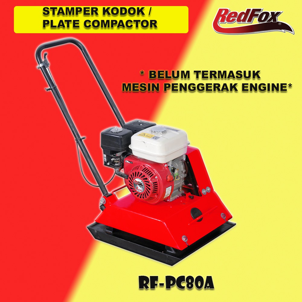 Jual PEMADAT TANAH/STAMPER KODOK/PLATE COMPACTOR RF-PC80A | Shopee ...