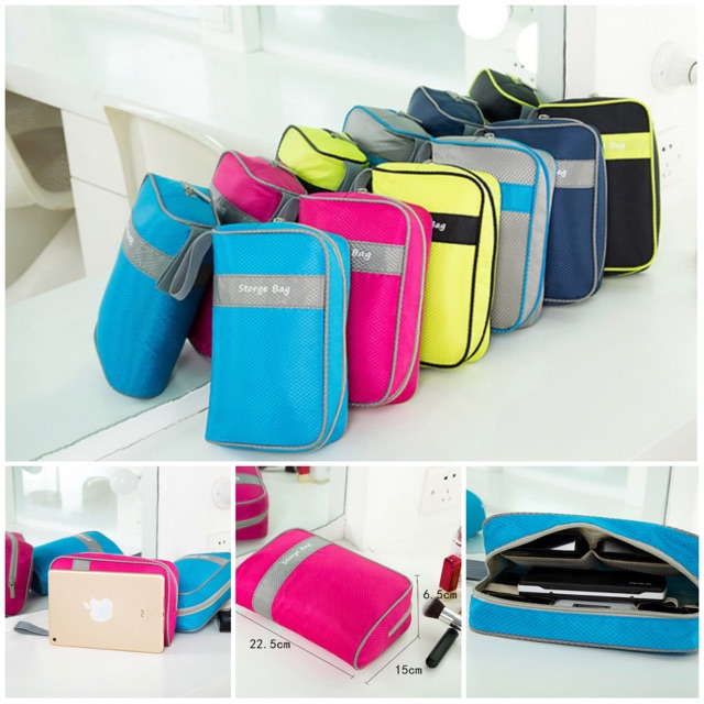 Jual Gadget pouch cable pouch organizer travel korea | Shopee Indonesia
