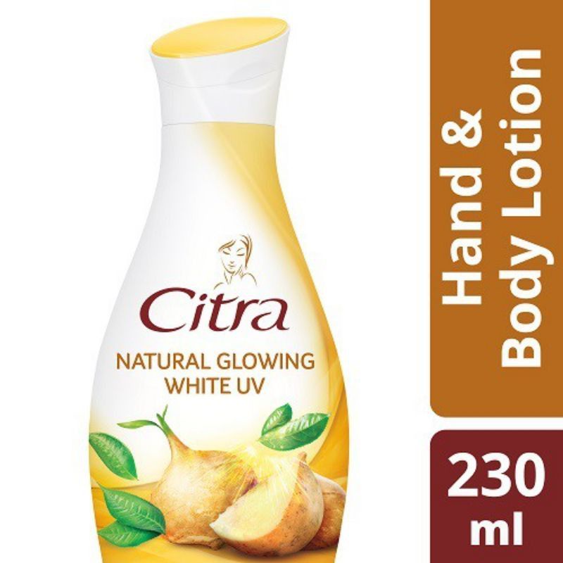 Jual Citra Hand Body Lotion Natural Glowing White UV Dan Pearly White Uv 210 ML | Shopee Indonesia
