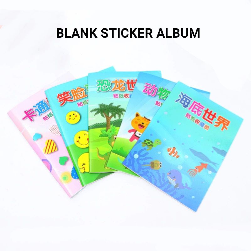 Jual Blank Sticker Album Buku Koleksi untuk Menempel Stiker | Shopee ...
