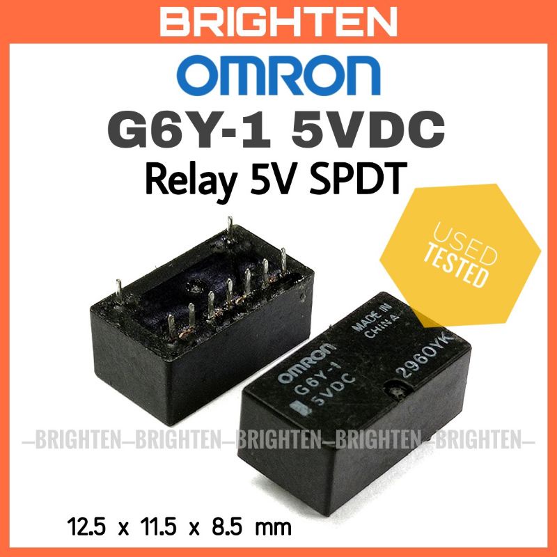 Jual Relay OMRON G6Y-1 5VDC SPDT 9 pin 5V Cabutan | Shopee Indonesia