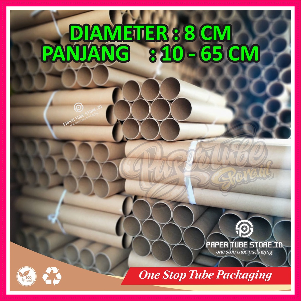 Jual selongsong packing - paper core tube diameter 8 cm | Shopee Indonesia