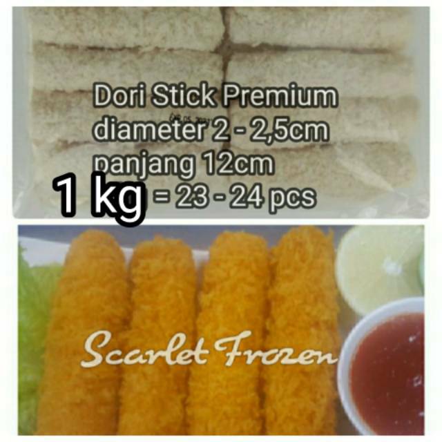 Jual Dori Stick Premium | Fish Stick | Stik Ikan Dori 1 kg | Shopee ...