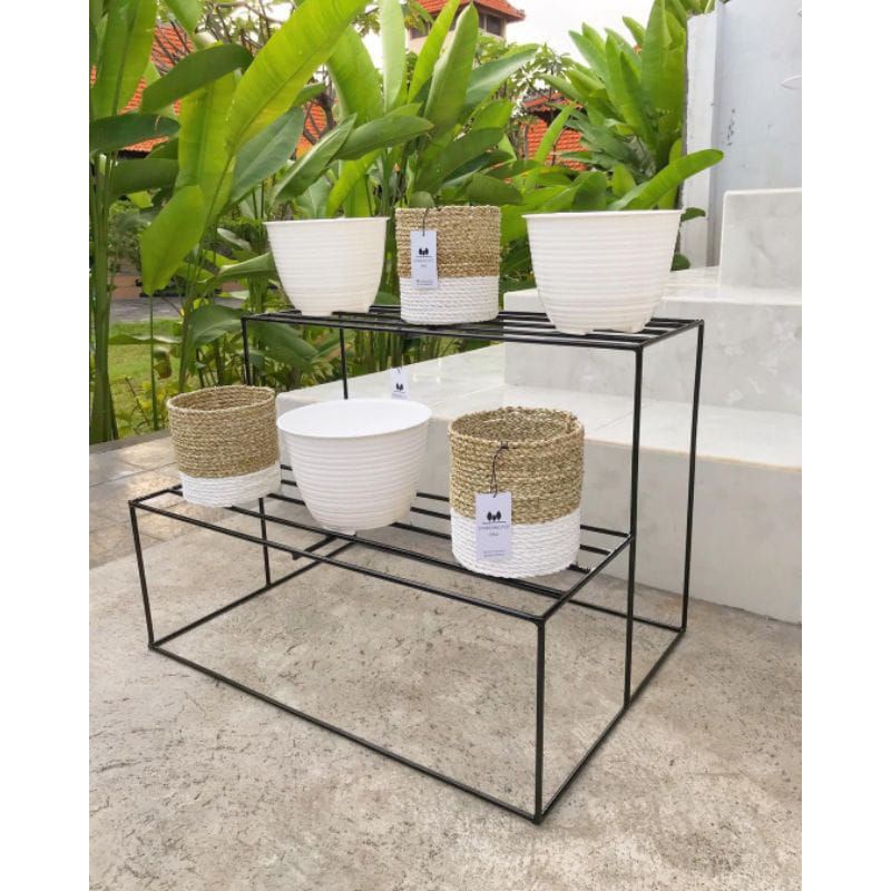Jual POT BUNGA BESI/STANDING POT BUNGA/RAK BUNGA SUSUN | Shopee Indonesia