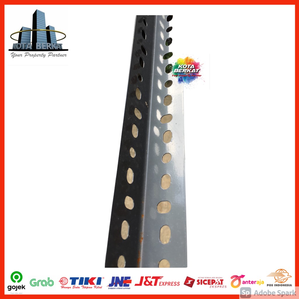 Jual SIKU RAK LUBANG/ BESI SIKU BOLONG/ SIKU UNTUK RAK PANJANG 3 M ...