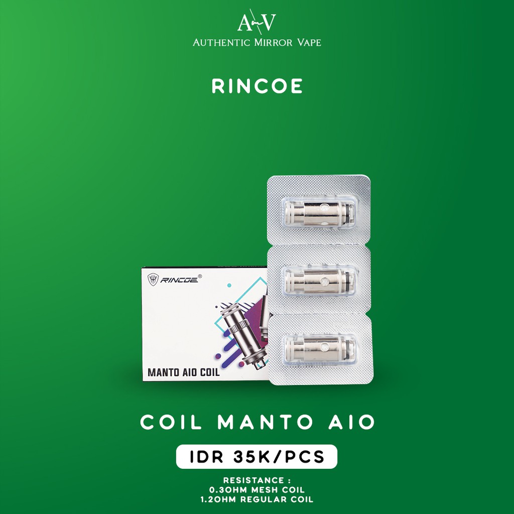 Jual Coil Rincoe Manto AIO 100% Authentic By Rincoe - CC | Shopee Indonesia